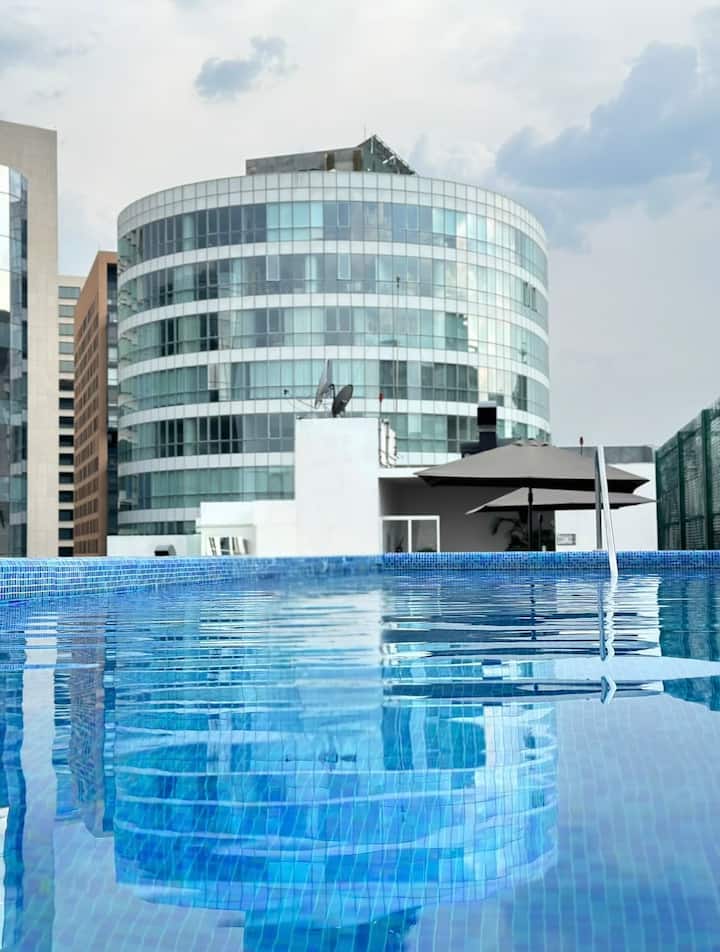 Room & Private Wc & Swimming Pool - Mexico City