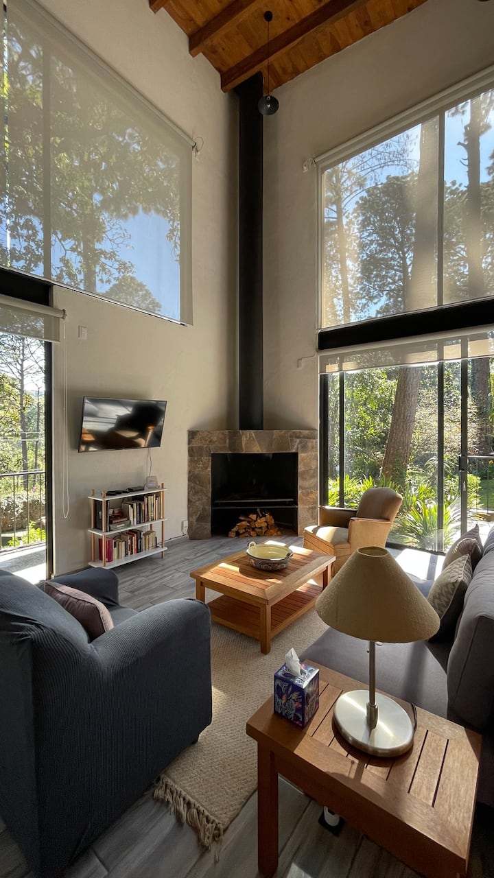 Hermoso Bungalow En El Bosque De Avándaro. - Valle de Bravo