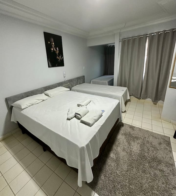 [611] Flat Acessível No Coração Da Cidade - Caldas Novas