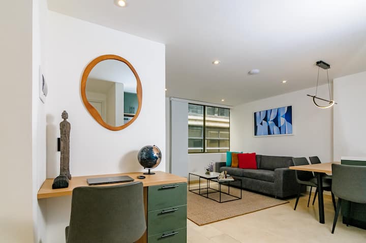 Contemporaneo Apartmento De Diseño Y Confort - Bogotá