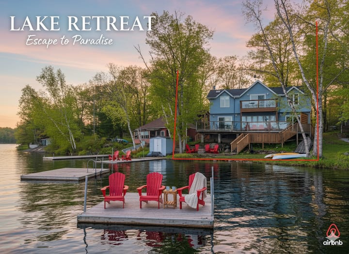 Starlink, Pool Table, Firepit, Muskoka Waterfront - Gravenhurst