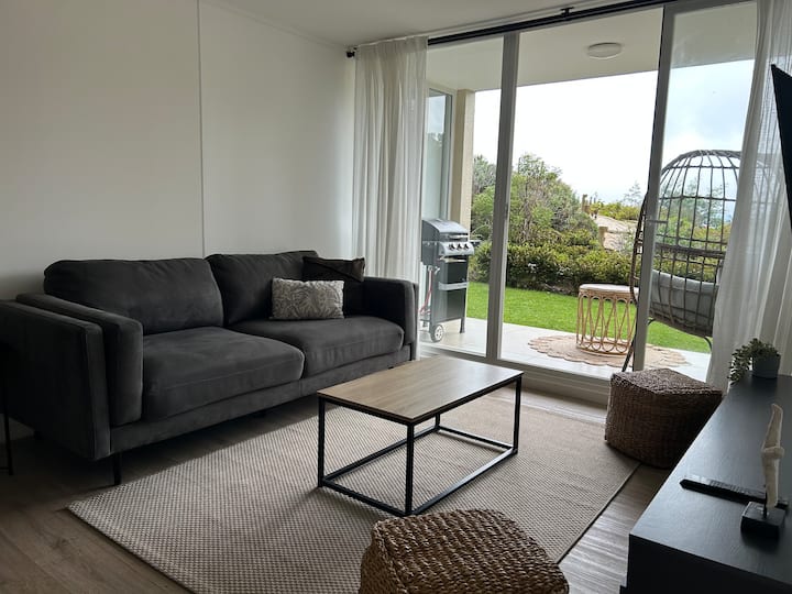 Depto. Con Jardín Privado Y Hermosa Vista Al Mar - Quintero