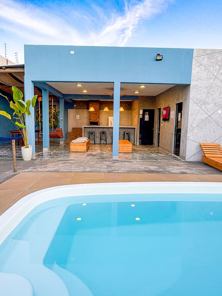 Refúgio Rústico:cozinha Gourmet,quartos E Piscina - Maringá