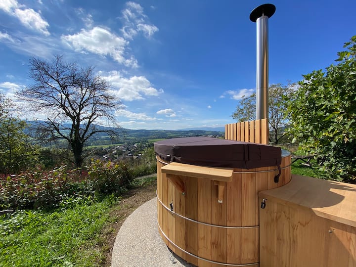 La Maison De La Source, Nature Et Bain Nordique - Praz de Lys Sommand