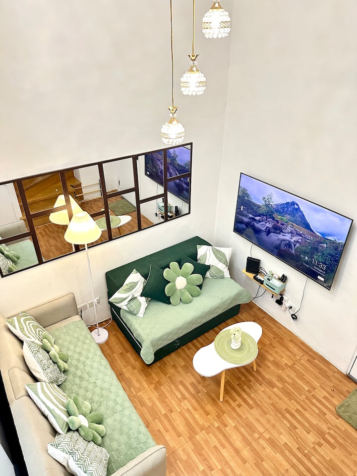 Hiyara Loft: 2br W/ View, 44sqm, Nr Mrt Boni & Sm - Marikina