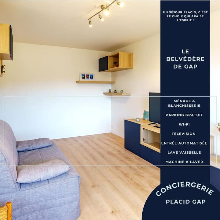 Le Belvédère - Wi-fi/fibre - Parking Gratuit - ibis Gap Centre