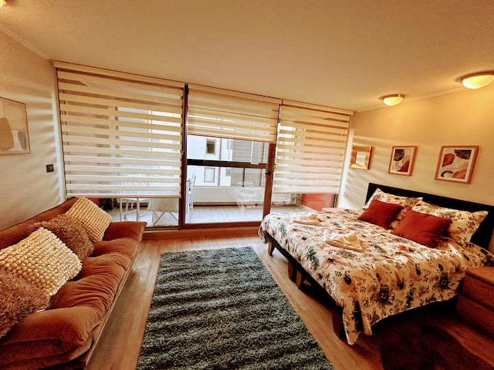 Apartamento Acogedor - Piscina Olímpica Temperada - Pucón