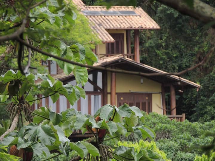 Casa Com Vista Maravilhosa Do Mar, 500 M Da Praia - Ilhabela