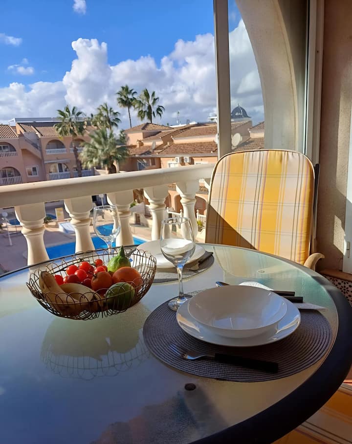 Cozy(playa I)apartm./pool, Private Rooftop Terrace - Los Alcázares