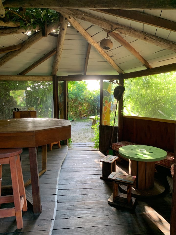 Casita Domo Del Jardín Volador - 