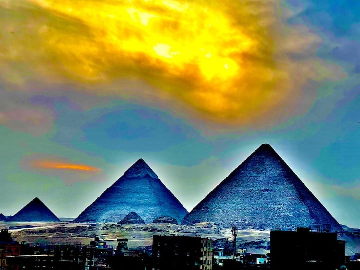 Luxury Apartment Pyramids View - Giza