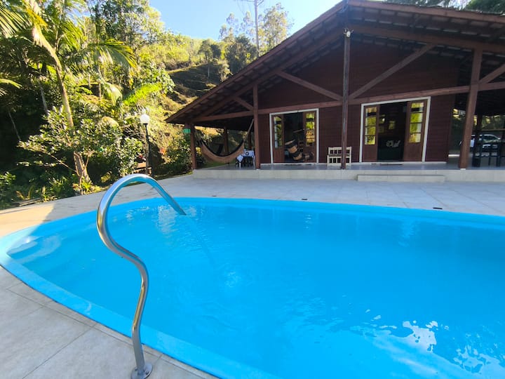 Sitio Com Piscina, Cachoeira E Pet Friendly - Águas Mornas
