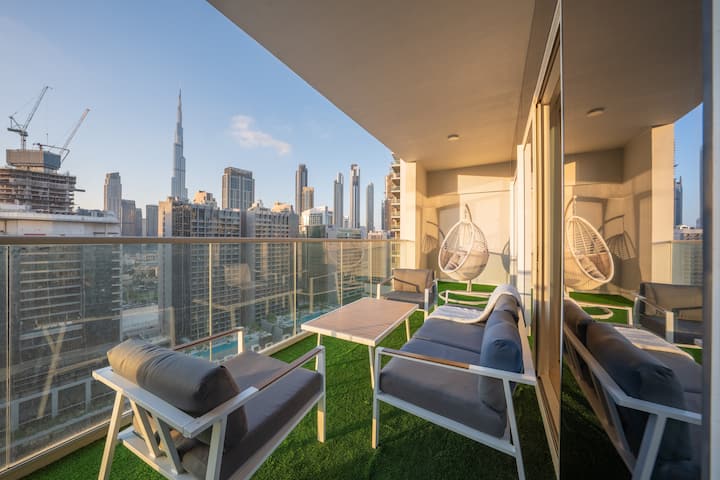 Nice 2bdr With Burj Khalifa View - Dubai