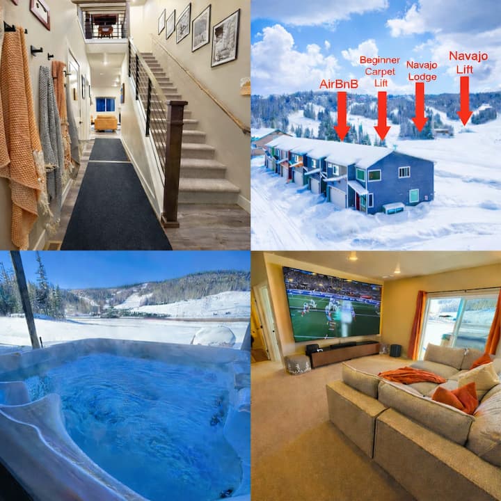 Brian Head Bungalow®130"tv Wlk 2 Lft Spa Fireplace - 브라이언 헤드