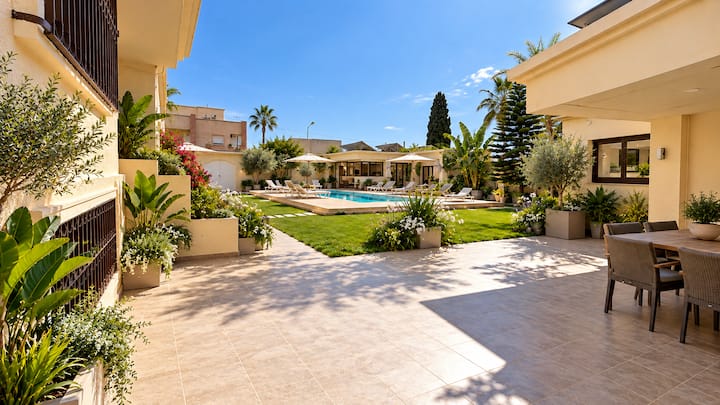Résidence Avec Grand Jardin & Piscine - Tunis