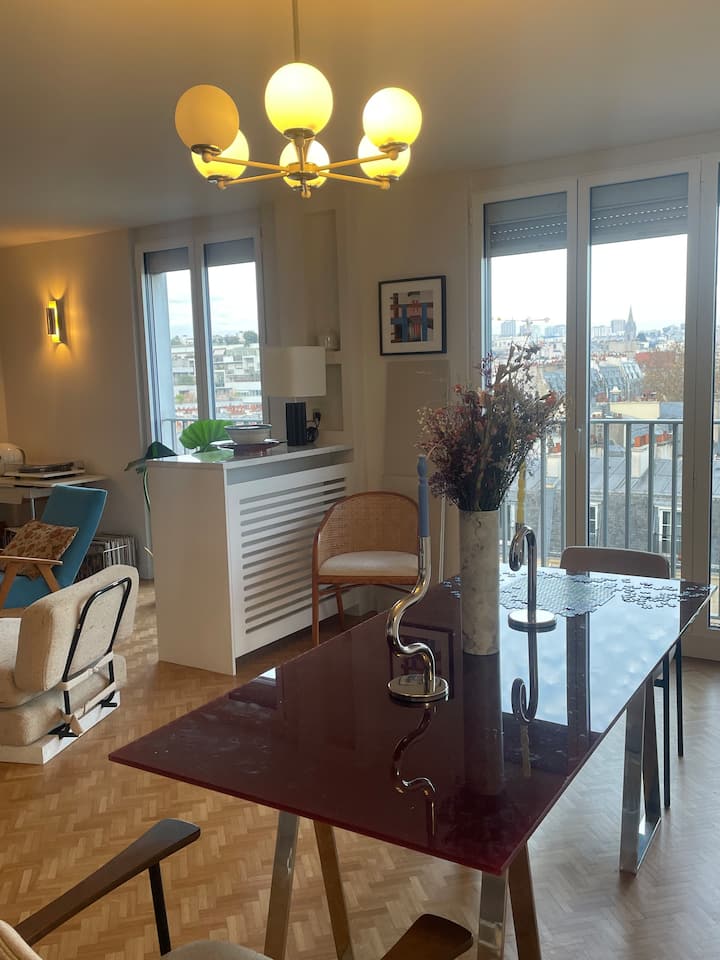 Appartement Familial, Vue Paris - París