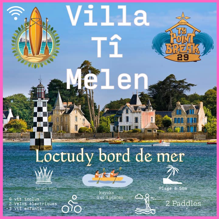 Ti Melen Face à La Plage Du Lodonnec - Bénodet