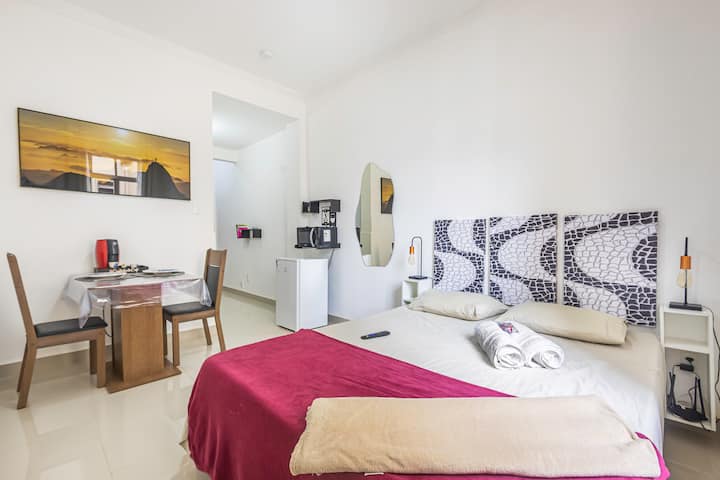 Rio-copa Style,1 Min Da Praia/ Casais - Rio de Janeiro