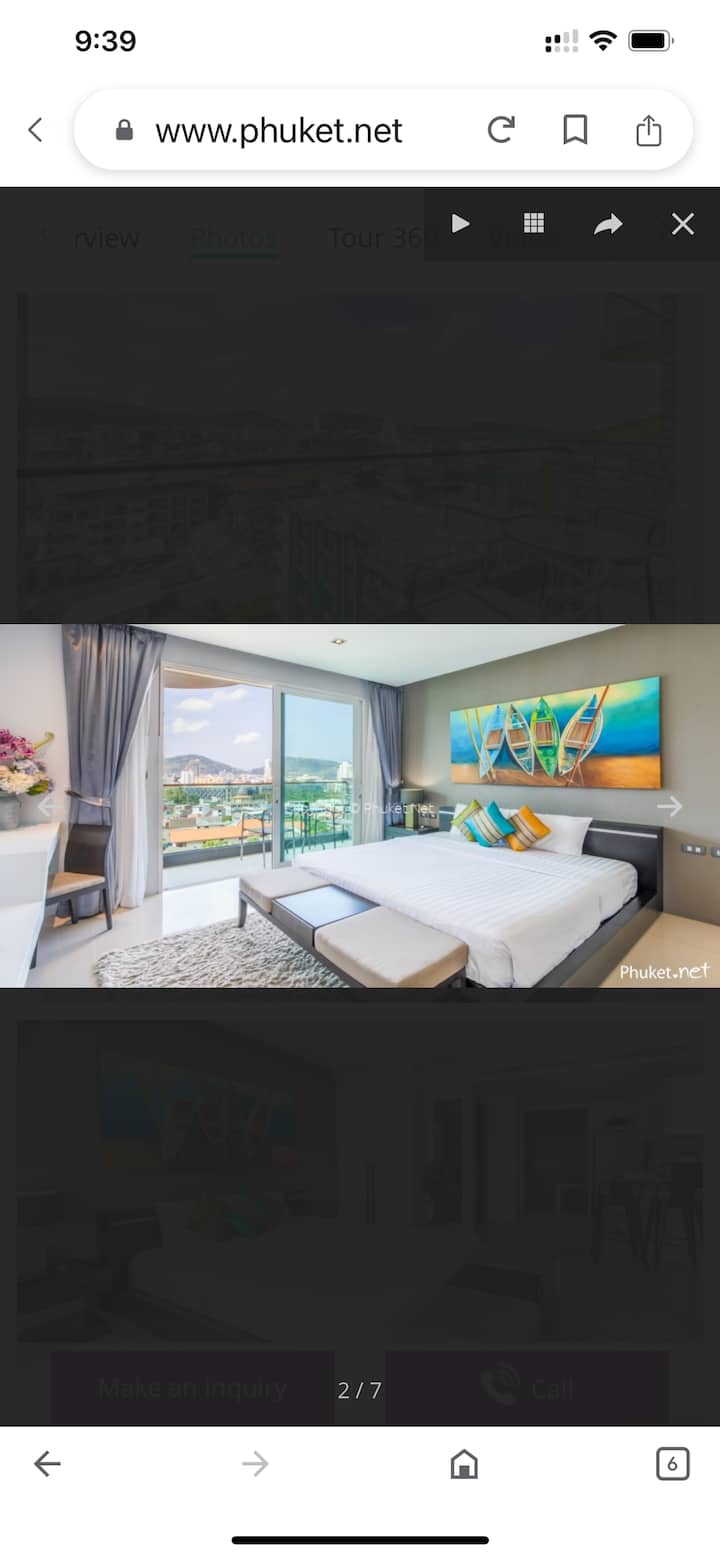 Newly Renovated Ocean View Luxury Condo Apartment - Patong Beach