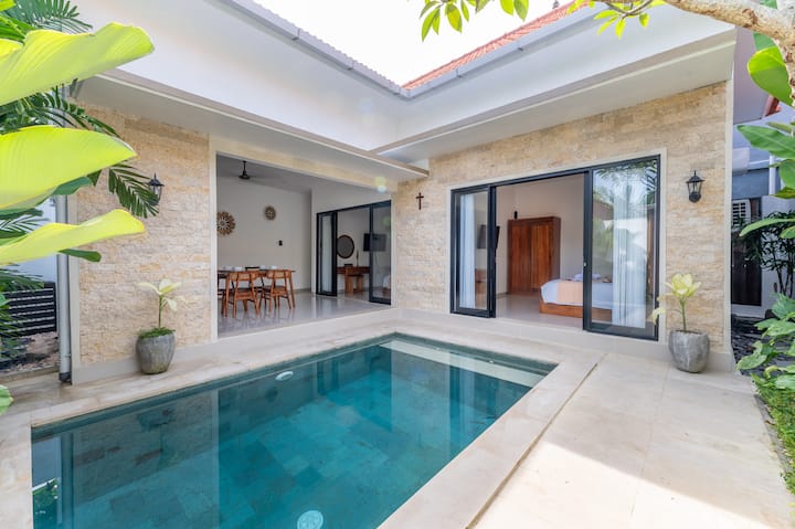 Private Pool 2 Beds Villa • Easy Access To Canggu - Bali