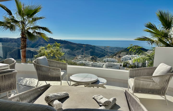 Brand New Apartment In The Hills Behind Marbella - Ojén