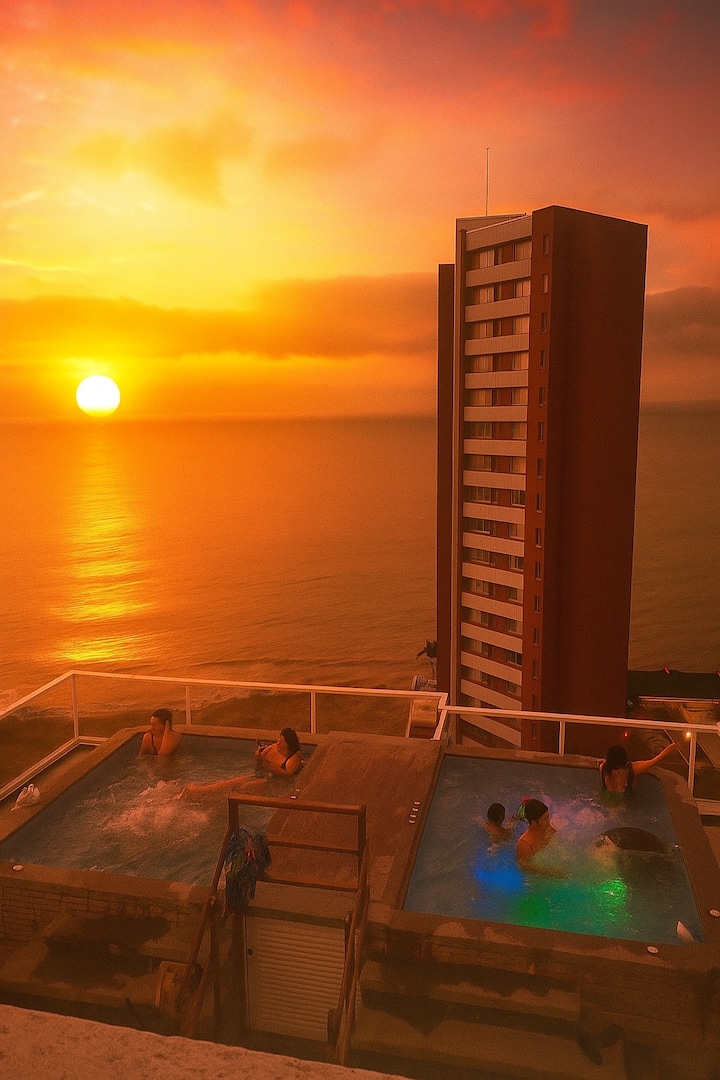 El Murciélago: Piscina, Jacuzzis, Sauna, Gym, Wifi - Manta