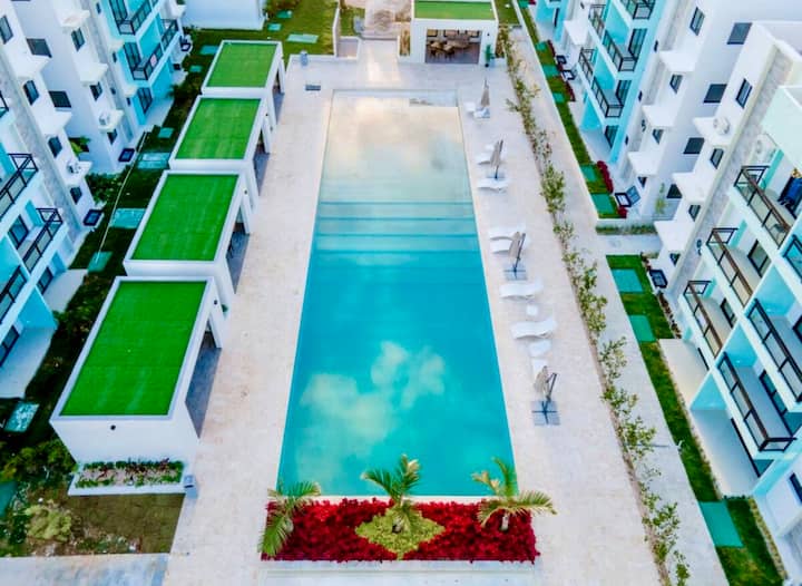 Palm Epic Apt | 2br + 2bath | Downtown Punta Cana - Punta Cana