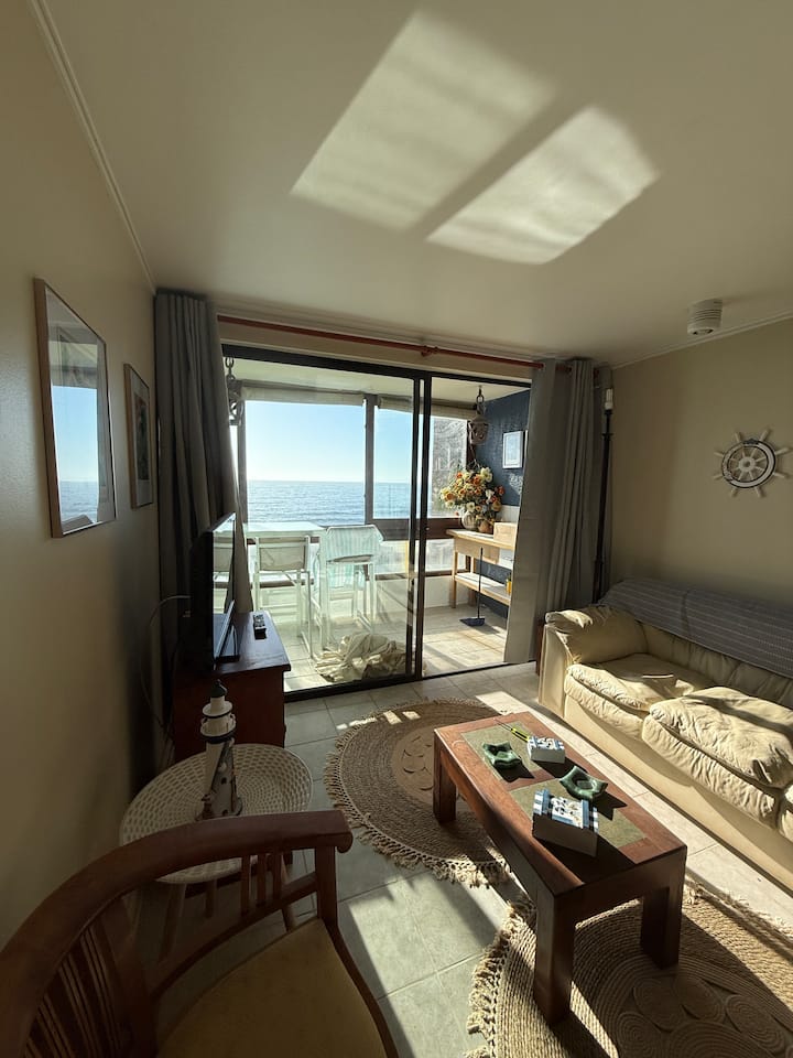 Lindo Departamento Acogedor Frente A La Playa - Pichilemu