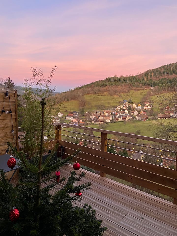 Duplex «&nbsp;Le Hêtre&nbsp;» Avec Large Vue Panoramique - Metzeral