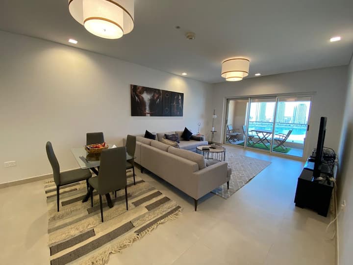 Modern Apt. Sea View In Viva 28 - Doha