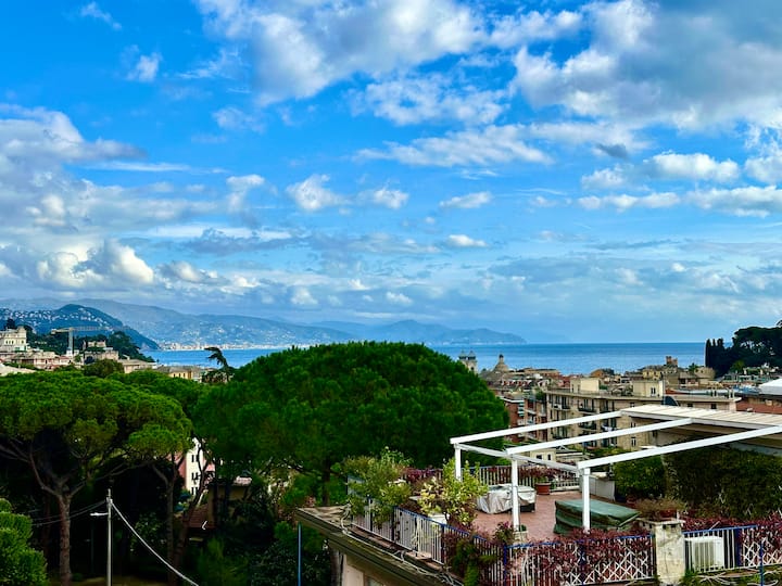 Luxury Condo Private Rooftop Terrace & Spa/pool/ac - Santa Margherita Ligure