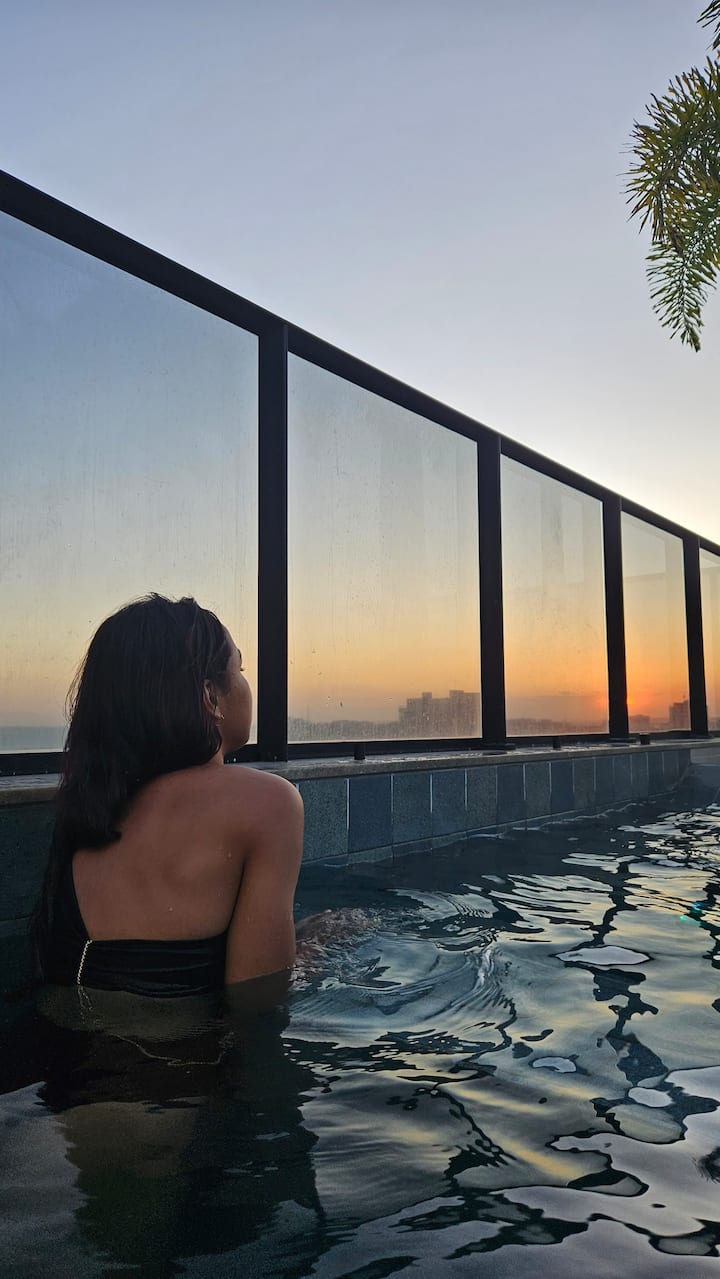 Varanda/ar Na Sala/piscina Borda Infinita/garagem - Maceió