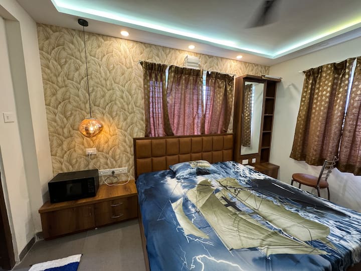 Cozy Beachside 1bhk Self Service Homestay - Puri
