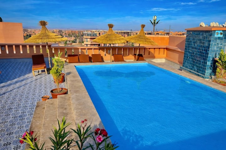 Ocre Rooftop Escape – Pool, Spa & Sun - Marrakesh