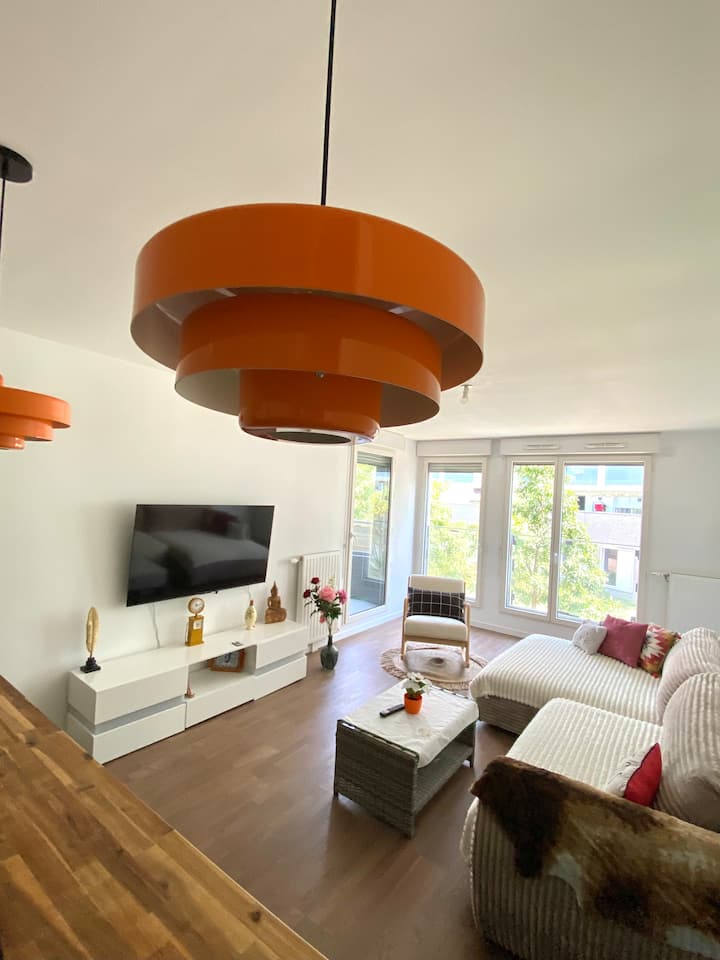 Loasis Parisienne Avec Terrasse Et Parking Privé. - Ivry-sur-Seine