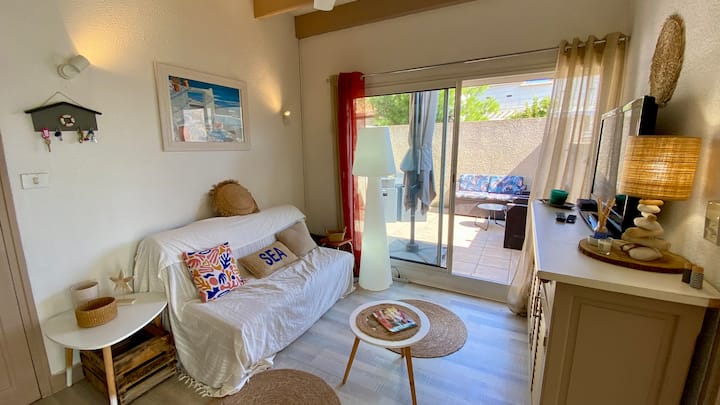 Plage à 200m - Appartement Cosy - Leucate