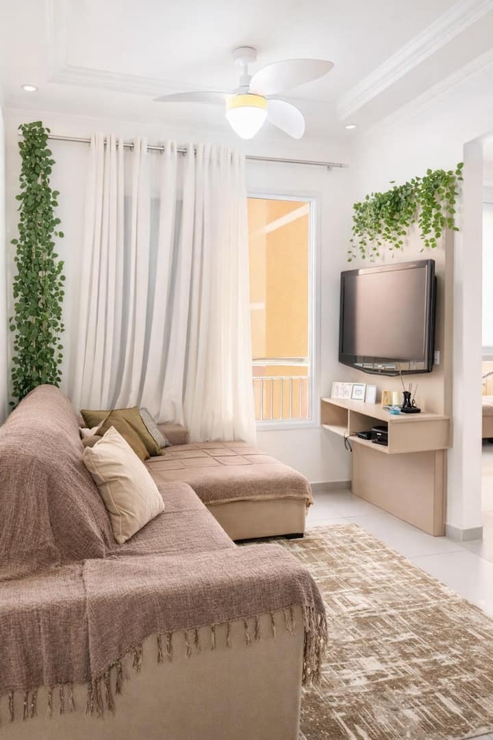 Estiloso Apê Em Condomínio Clube - Sorocaba