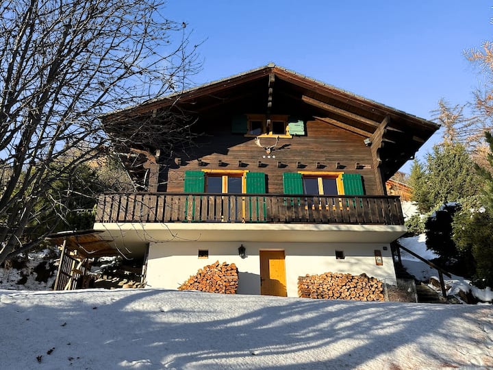 Charmantes Chalet In Pistennähe - Kanton Wallis