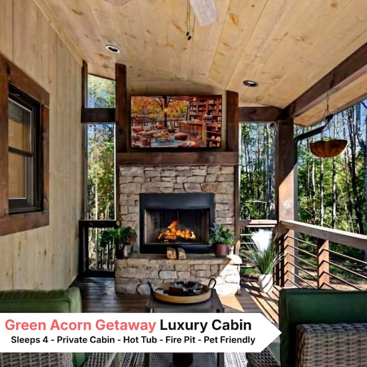 Luxury Br Cabin | Hot Tub  Firepit  Pet Friendly - Blue Ridge, GA