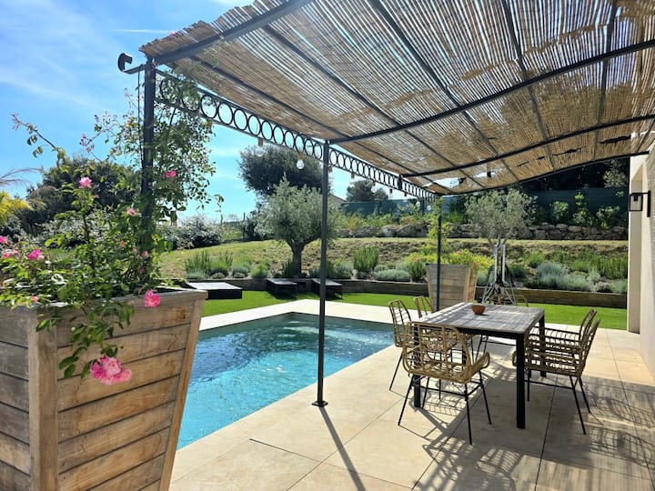Villa Capucine - Moderne Avec Piscine Au Calme - Juan-les-Pins