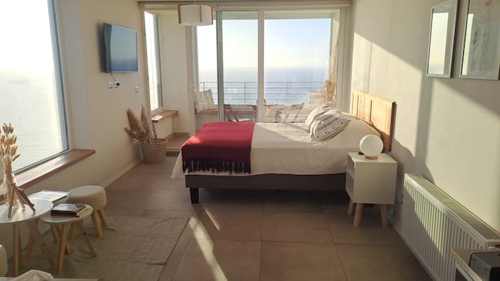 ¡Increíble Loft! Excelente Vista Al Mar. Piso 18. - Vina del Mar