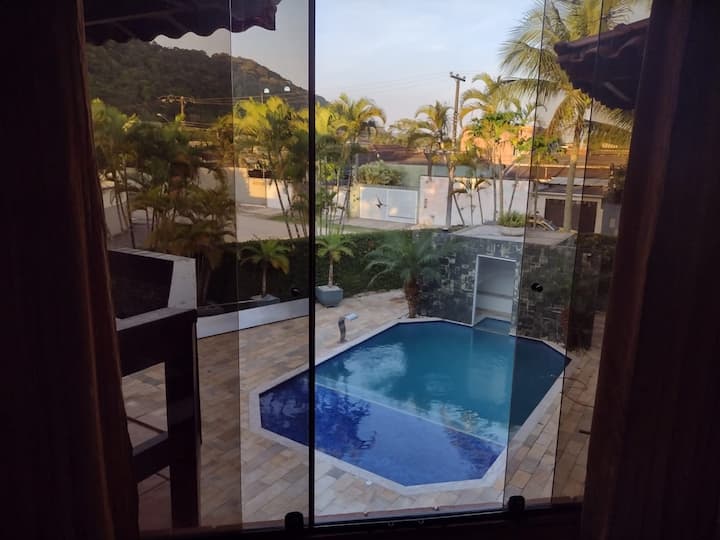 Piscina C Prainha E  Sauna - Guarujá