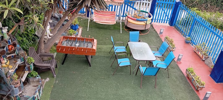 Encanto Azul Casa Costera Con Jardín, Juegos Y Bbq - Santa Rosa