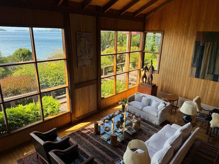 Gran Casa En Ilihue: 1ª Linea - Lago Ranco