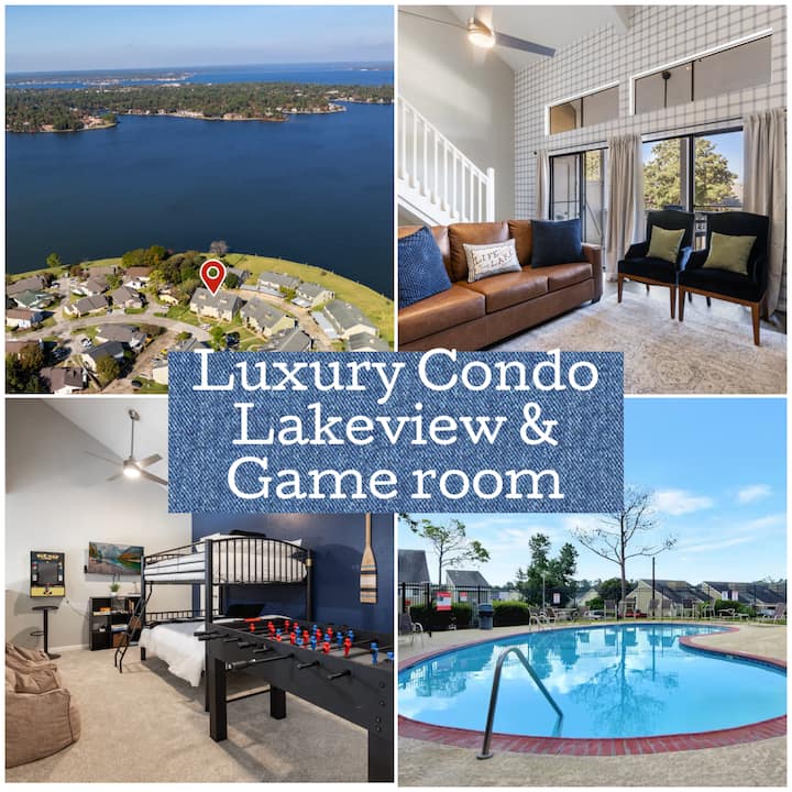 Lux Condo On Lake Conroe! Lakeview, Pool, Gameroom - 컨로우