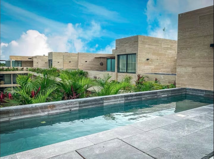Luxury Penthouse W/ Private Pool And Grill Area - Tulum
