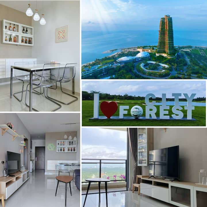 森林城市Forest City温馨观景房(布艺民宿) - Kukup