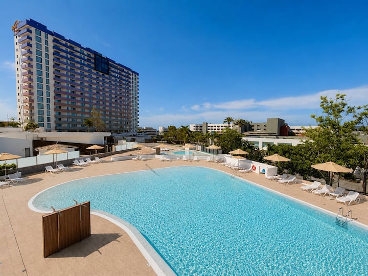 Beautiful Studio With Ocean View In Playa Paraiso - Canarias