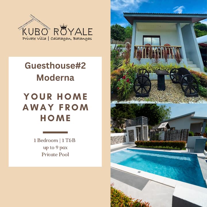 Kubo Royale Private Villa (Guesthouse #2: Moderna) - Calatagan