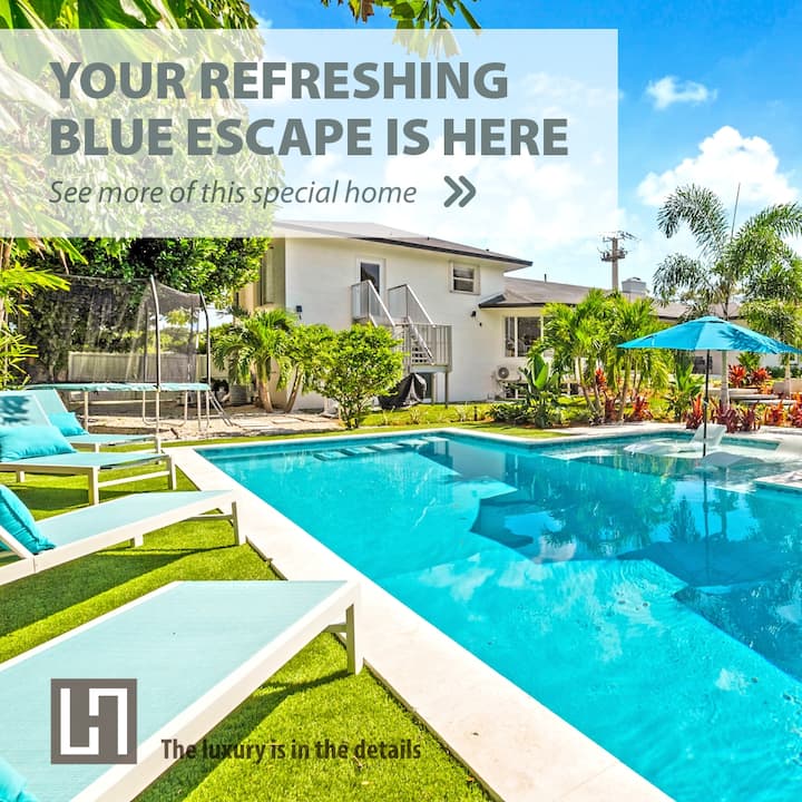 Miami Lux Villa Near To Downtown | Heated Pool - Miami, FL
